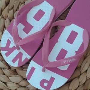 PINK Victoria's Secret | Shoes | Pink Flip Flops | Poshmark